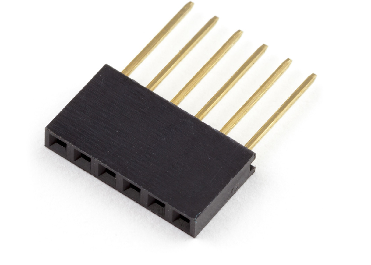 6 Pin Stacking Header for use with the Arduino Shields