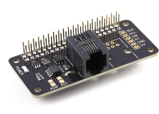 1 Wire Pi Plus communication board for the Raspberry Pi