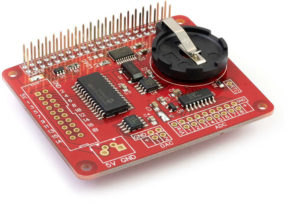 Expander Pi - IO, ADC, DAC and RTC for the Raspberry Pi